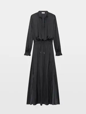 Zadig&Voltaire Rayado Satin Dress - Black