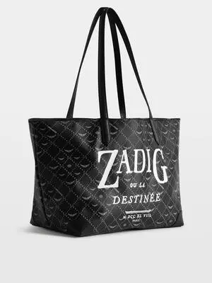 Zadig&Voltaire Z Shopper Xl Monogram Book Tag Bag