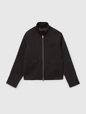 ATELIER Cotton Blend Harrington Jacket