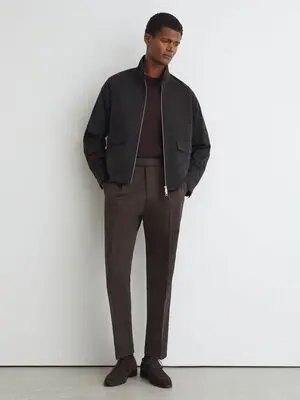 ATELIER Cotton Blend Harrington Jacket
