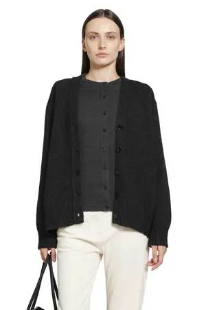 THE ROW Pranavi Cashmere Cardigan - Grey