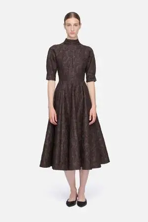 EMILIA WICKSTEAD Quinley Dress In Woven Cloqu