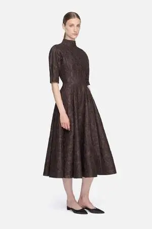 EMILIA WICKSTEAD Quinley Dress In Woven Cloqu