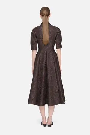 EMILIA WICKSTEAD Quinley Dress In Woven Cloqu