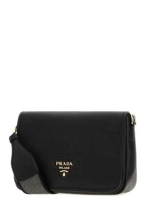 Prada Leather Crossbody Bag - Black