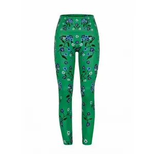 JESSIE ZHAO NEW YORK Emerald Echo High-waisted Leggings
