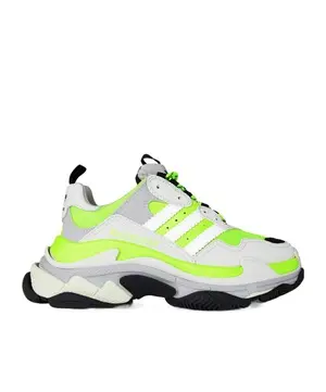 Balenciaga X Adidas Triple S Lace-up Sneakers