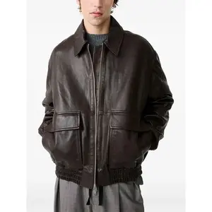 Studio Nicholson Piston Zip-up Jacket - Brown