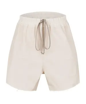 Rick Owens Minimalist Solid-color Drawstring Shorts