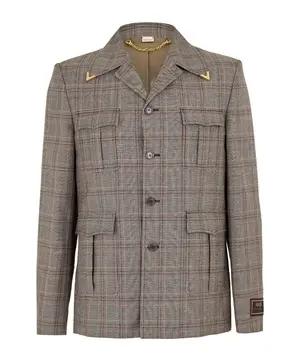 Gucci Plaid Field Jacket