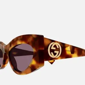 Gucci Tortoiseshell Cat-eye Sunglasses