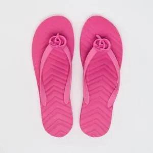 Gucci Solid Flat Sandals