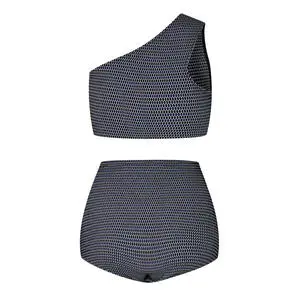Bottega Veneta Stretchy Bikini Set - Black
