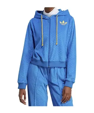 ADIDAS ORIGINALS Adicolour 70s Velour Zip Hoodie