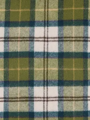 Barbour Tartan Checked Fringed Scarf