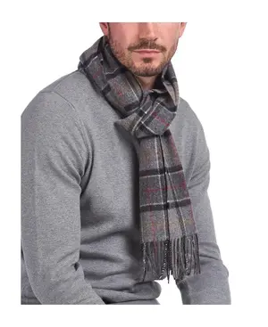 Barbour Tartan Fringed Scarf