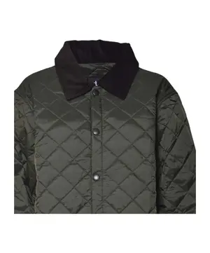 Barbour Diamond-quilted Corduroy-collar Jacket