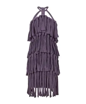 Bottega Veneta Flared Skater Dress - Black