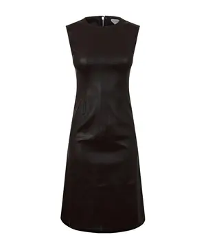 Bottega Veneta Leather Mini Dress