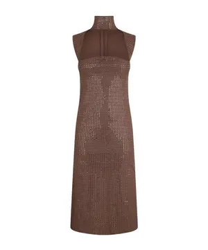 Bottega Veneta Cut Out Midi Dress - No