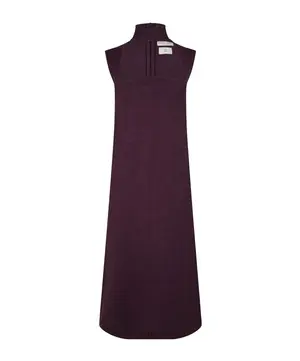 Bottega Veneta Shift Long Dress - Black