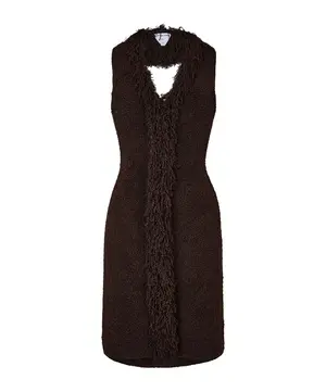 Bottega Veneta Textured Shift Dress - No