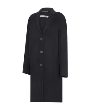 Acne Studios Logo Single-breasted Coat