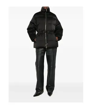 Elisabetta Franchi Drawstring Puffer Jacket