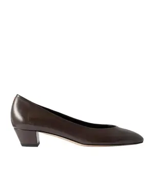 AeydĒ Squaretoe Lowheel Leather Pumps