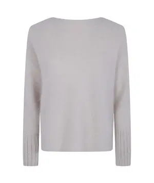 Antonelli Firenze Boat-neck Alpaca Sweater - Lightbeige