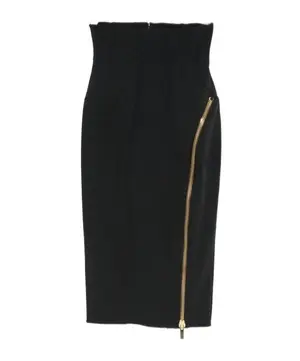 Elisabetta Franchi Skirt In Technical Fabric With Zip