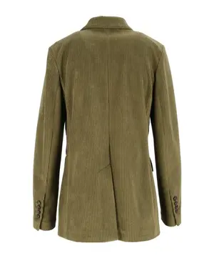 CIRCOLO 1901 Double-breasted Corduroy Blazer - No