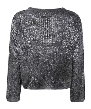 Avant Toi Crew Neck Plush Knit Pullover
