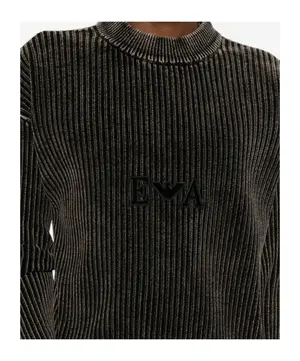 Emporio Armani Long-sleeved Ribbed Jumper