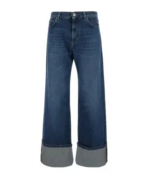 Pinko High Waisted Wide-leg Jeans