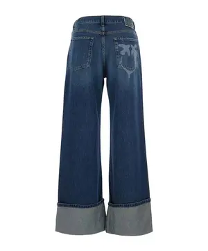 Pinko High Waisted Wide-leg Jeans
