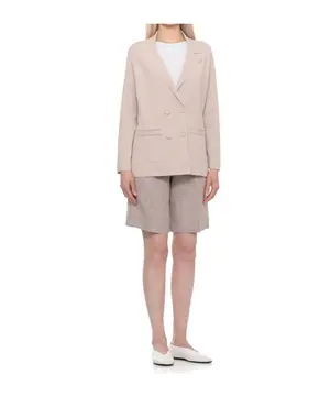 D.exterior Double-breasted Blazer