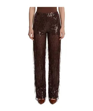 Federica Tosi Sequin Fringe Pants
