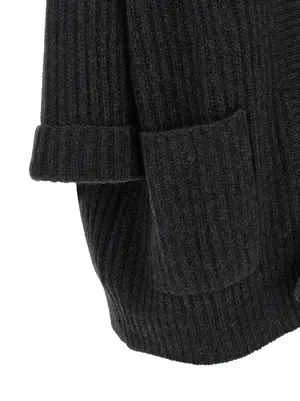 BE YOU Oversized Ribbed Cardigan