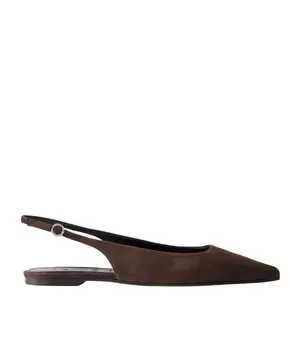 AeydĒ Suede Slingback Flats