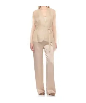 Antonelli Firenze Elia Sheer Belted Blazer