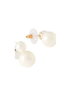 JENNIFER BEHR Gold-tone Pearl-like Earrings