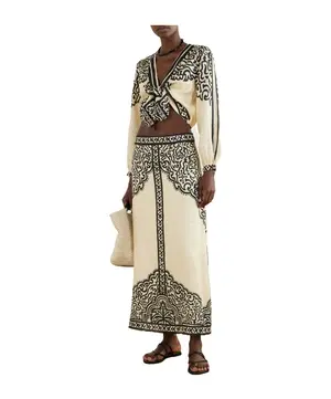 Johanna Ortiz Breathable Midi Skirt