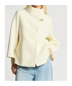 FAY Cape In Wool Fabric
