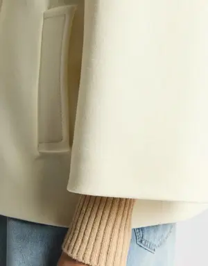 FAY Cape In Wool Fabric