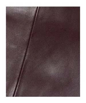 ST. AGNI Paneled Leather Maxi Skirt