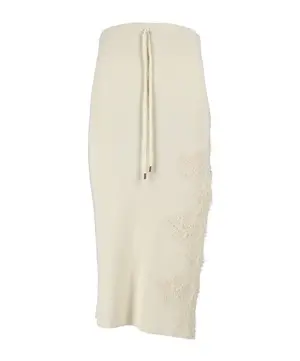Ermanno Scervino Drawstring Skirt - Nude