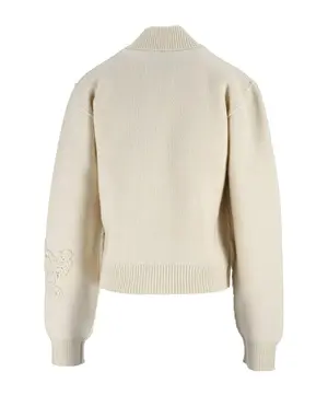 Ermanno Scervino Crochet-patch Button-up Cardigan