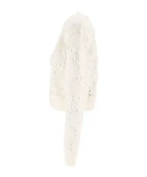 Ermanno Scervino Floral-lace Wool Sweater