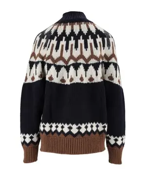 Ermanno Scervino Fair Isle-knit Wool Sweater